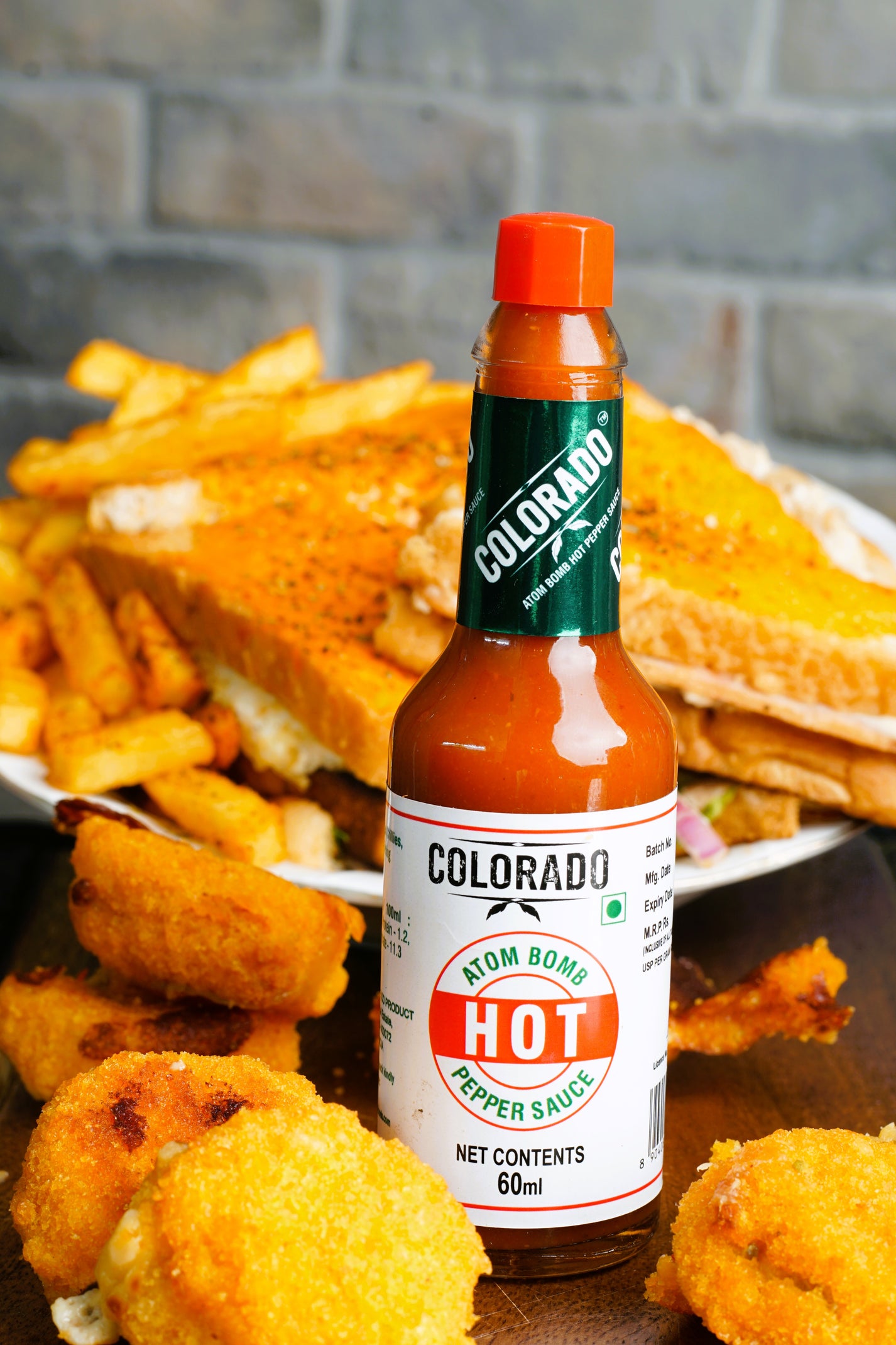 ATOM BOMB HOT SAUCE (RED HOT PEPPER SAUCE) 60ml – Shangi Foods